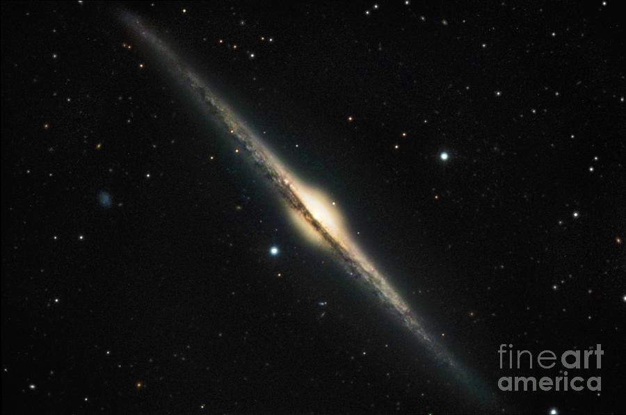 Edge-on Galaxy Ngc 4565 Photograph by Robert Gendler/science Photo Library | Fine Art America