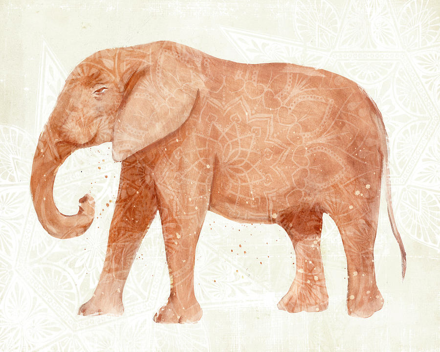 Elephant Wisdom I Painting by Annie Warren - Fine Art America