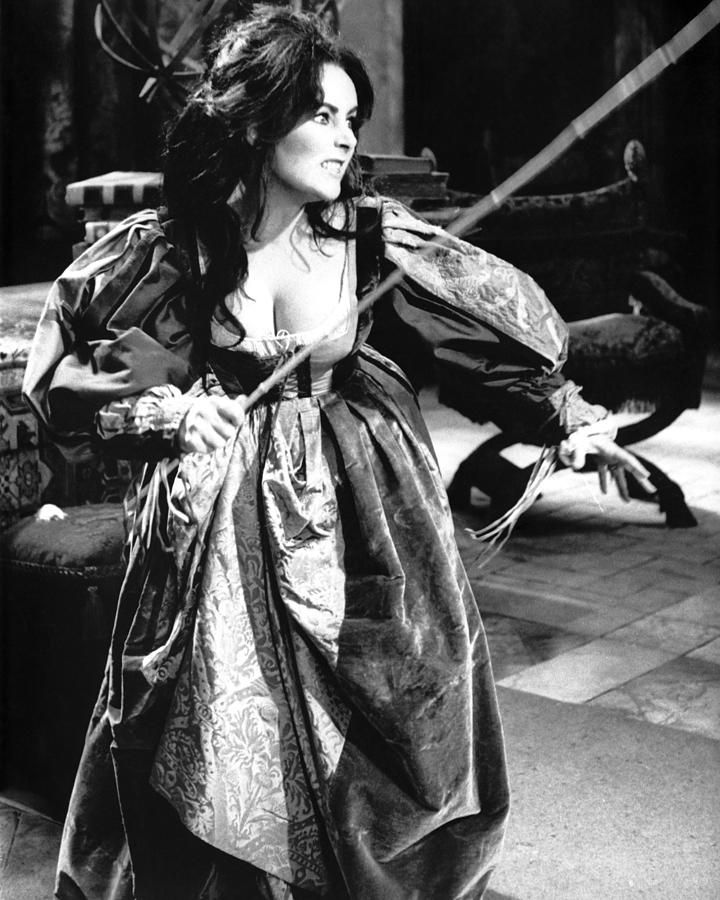 Elizabeth Taylor Holding Stick Photograph by Globe Photos - Pixels