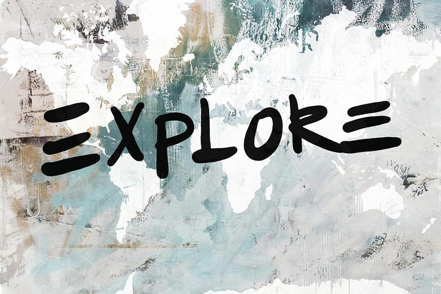 Explore Neutral World Map Painting by Kent Youngstrom - Pixels Merch