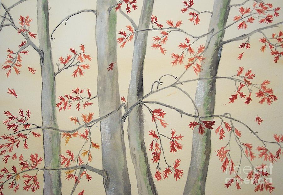 Fall Painting by Dan Baggett - Fine Art America