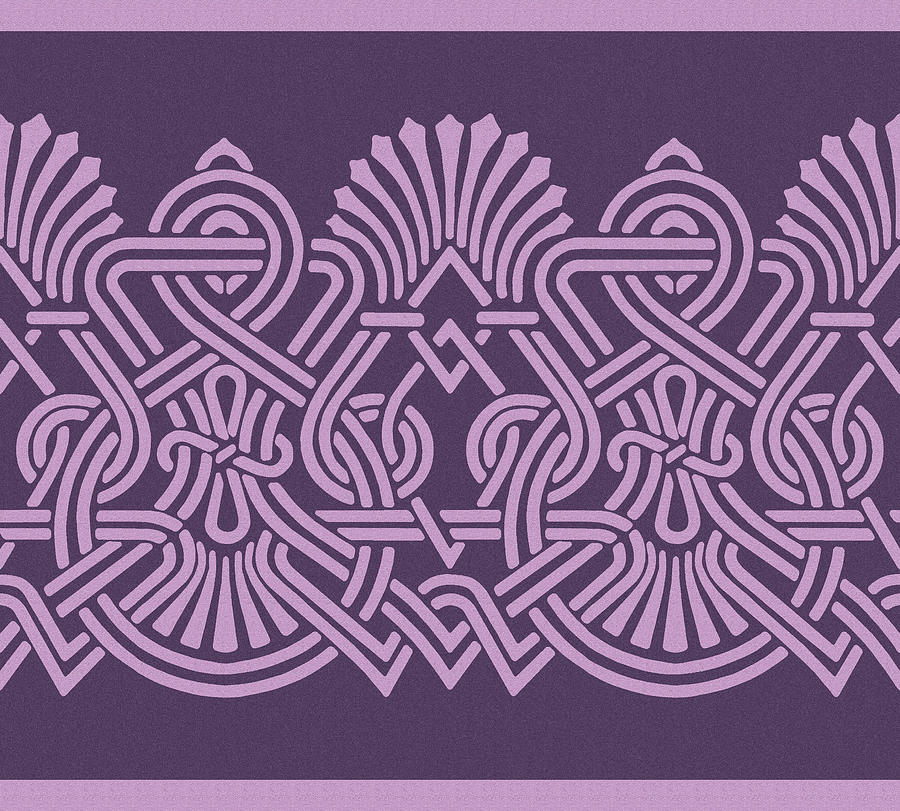 Fancy Free Filigree Purple Photograph by Enzwell Designs - Pixels