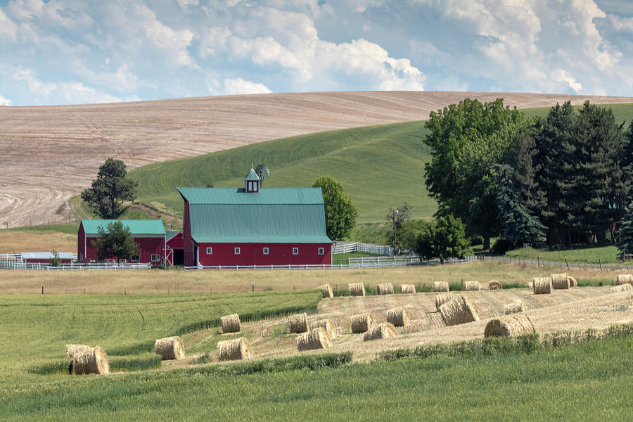 Farming Scene Photograph by Richard Baker - Fine Art America