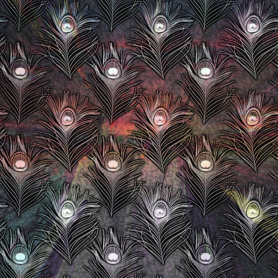 Feather Light Pattern Mixed Media by Susan Epps Oliver - Fine Art America
