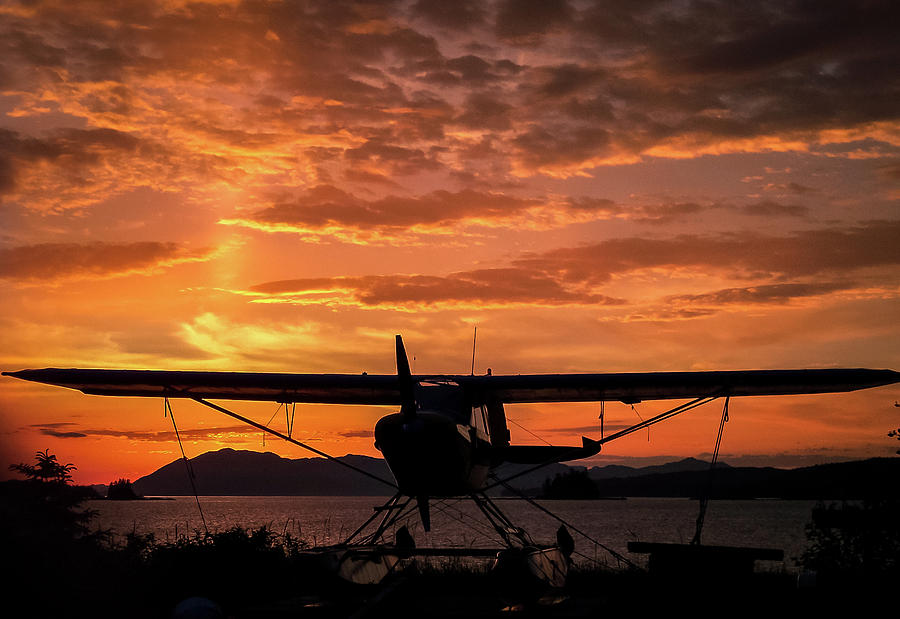 Float Plane Sunset Photograph by Michael J Bauer Photography - Fine Art ...