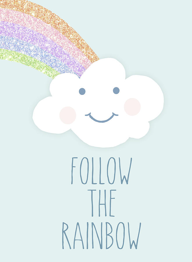 Follow The Rainbow Mixed Media by Sundance Q - Fine Art America