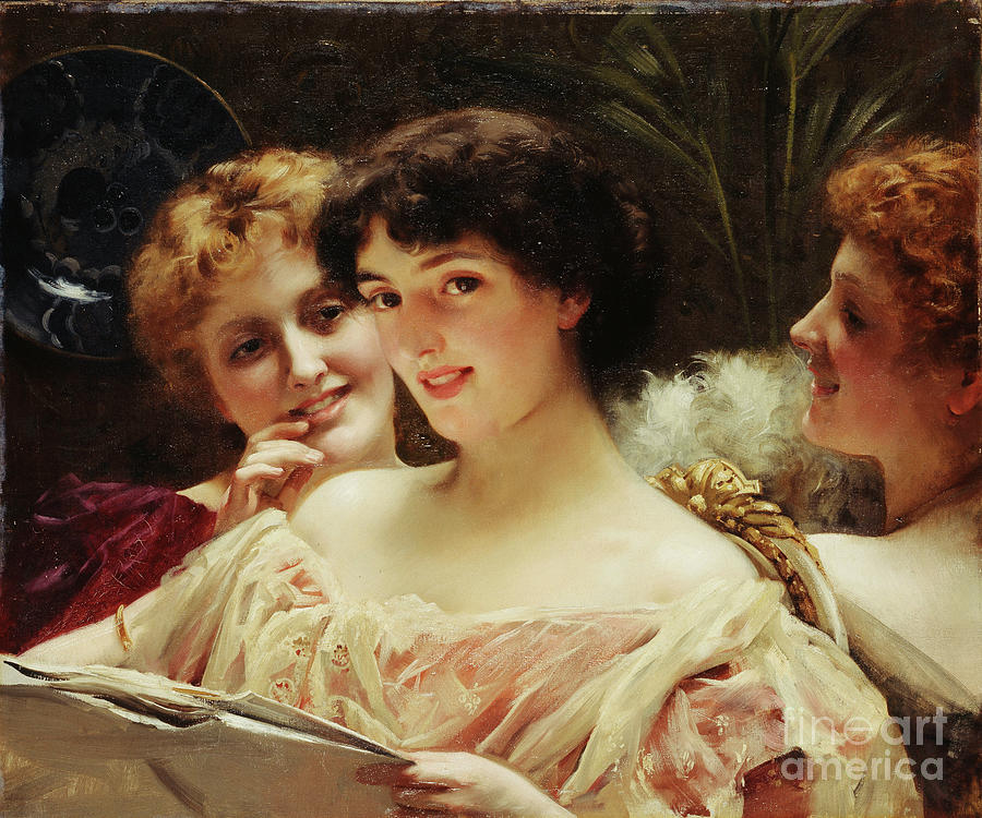 Forbidden Fruit Painting by Thomas Benjamin Kennington - Fine Art America