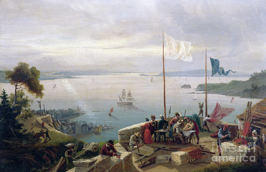 Foundation Of The City Of Quebec By Samuel De Champlain In 1608, 1848 ...