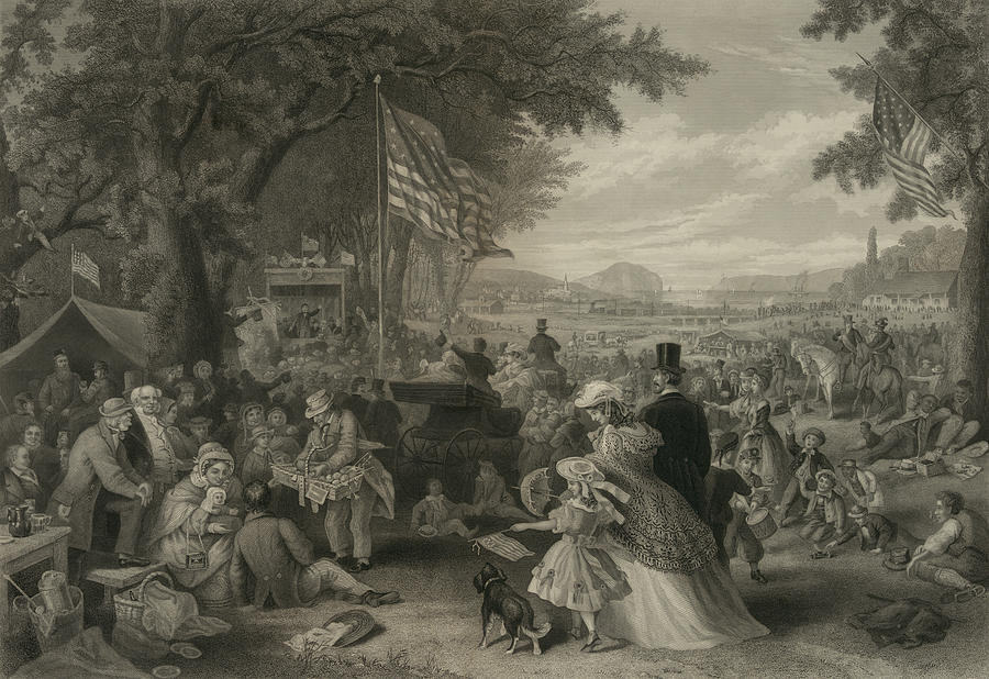 Fourth Of July, The Days We Celebrate, 1875 Painting by New Digital ...