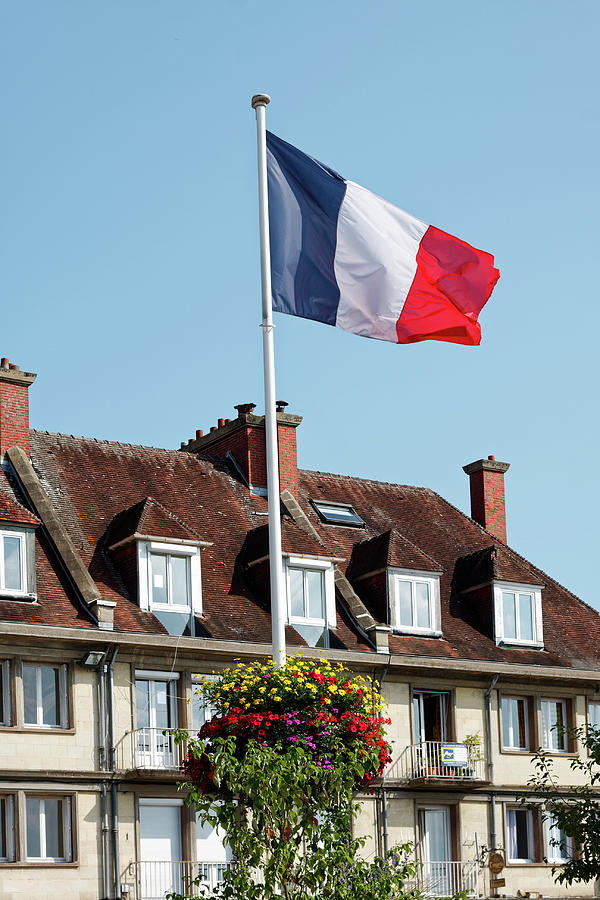 French Flag Flying Photograph by Sally Weigand - Fine Art America