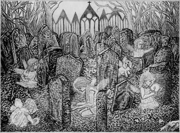 Friends of the Forgotten Drawing by Kevin Tyssen - Fine Art America