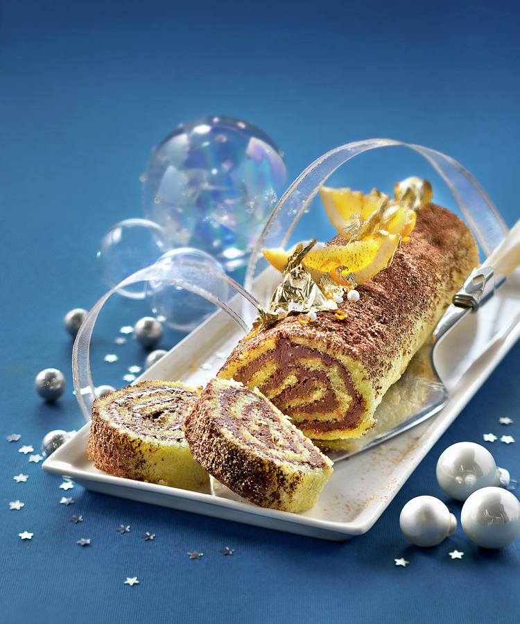 Gateau Roule a L'orange Et Pate a Tartiner Au Chocolat Chocolate Spread ...