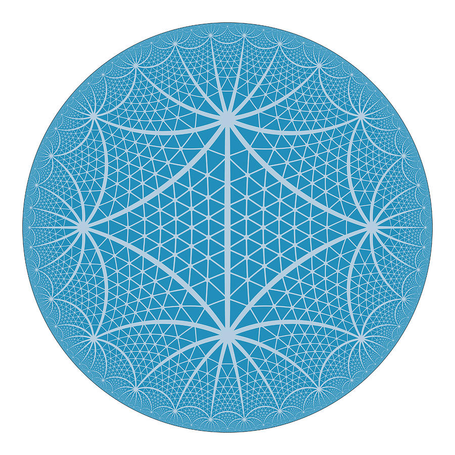 Geodesic Saddle Digital Art by Tiling Bot - Fine Art America