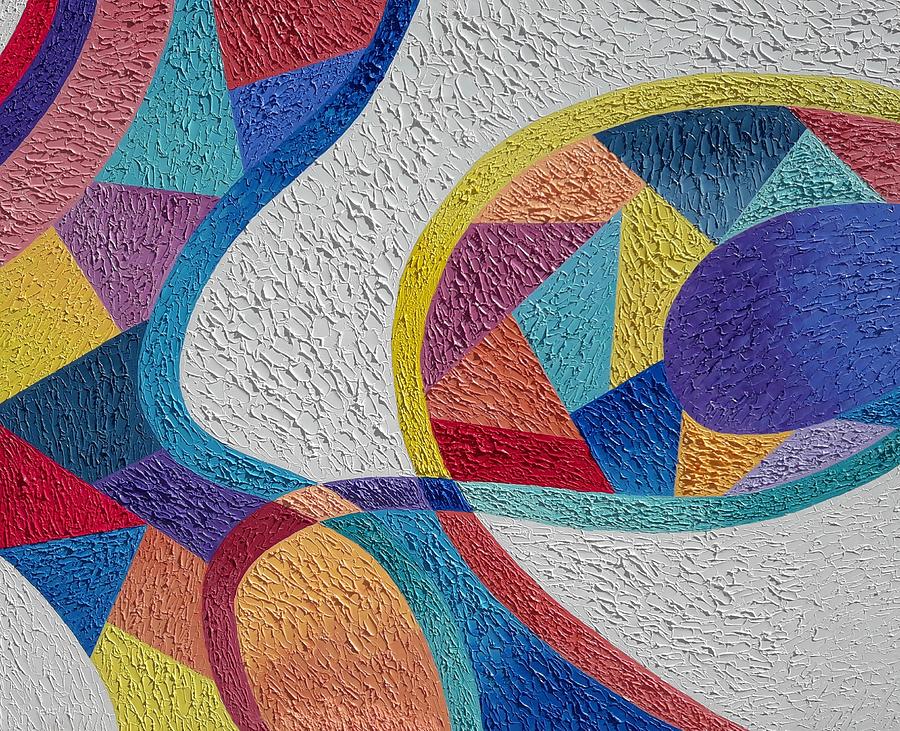 Geometric abstraction 2 Painting by Afafe Slaoui - Fine Art America