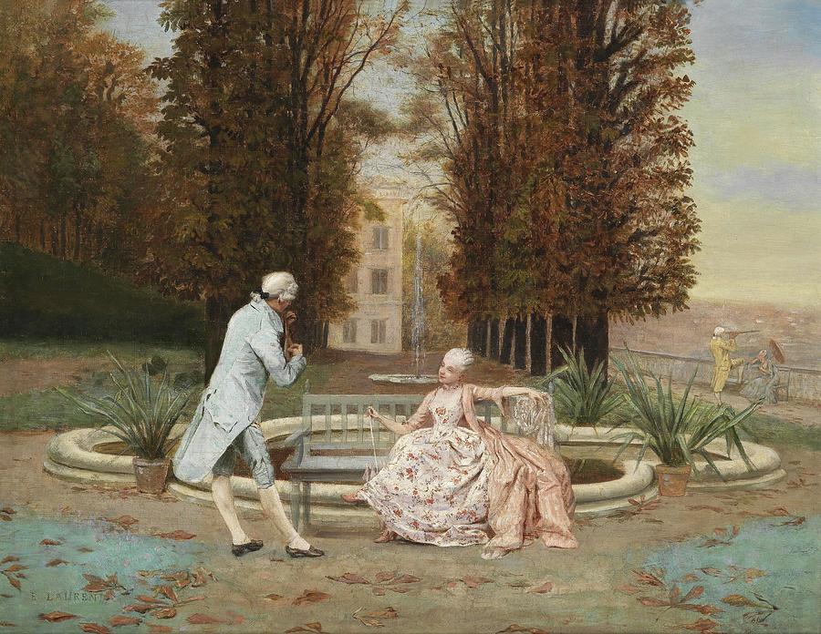 Gesprach Im Park Painting by Elia Joseph Laurent - Fine Art America Gesprach Im Park Painting by Elia Joseph Laurent - Fine Art America