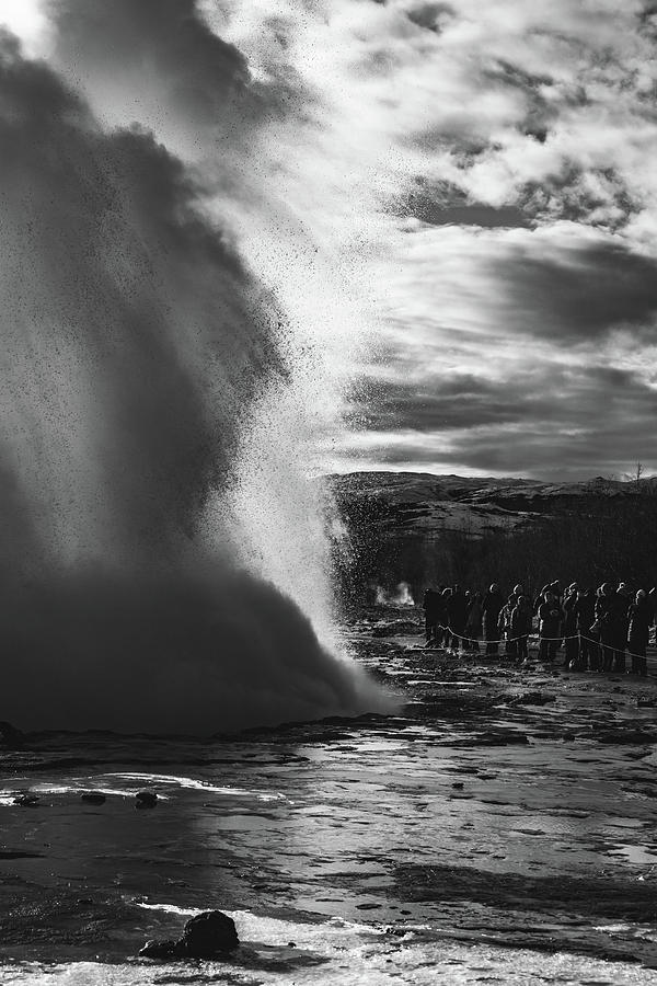 Geyser Exploding Photograph by Jonny Breeze - Fine Art America