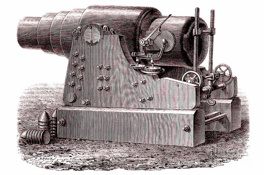 Giant Gun by Collection Abecasis/science Photo Library