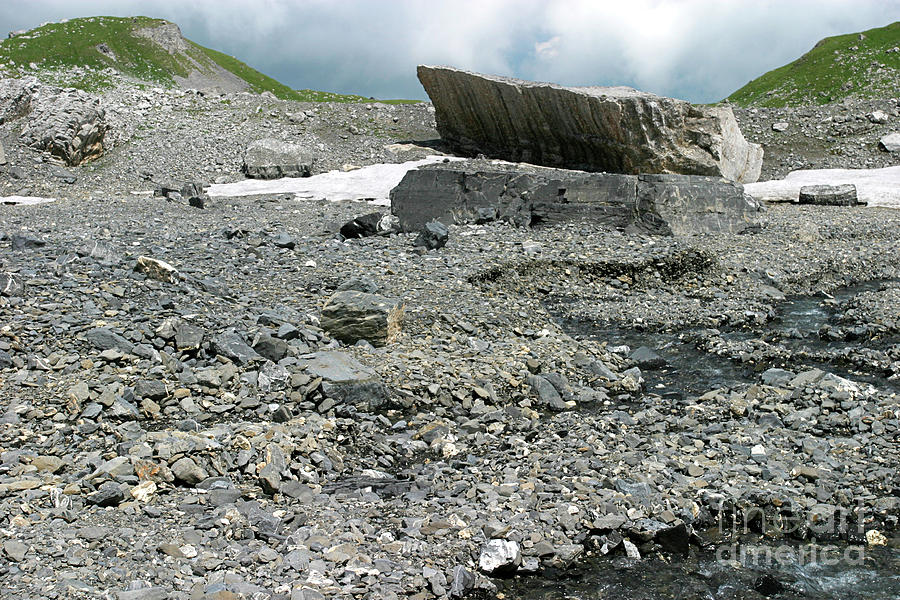 Glacial Rock Deposits by Science Photo Library
