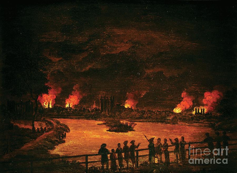 Gordon Riots, 1780 Painting by Francis Swain - Fine Art America