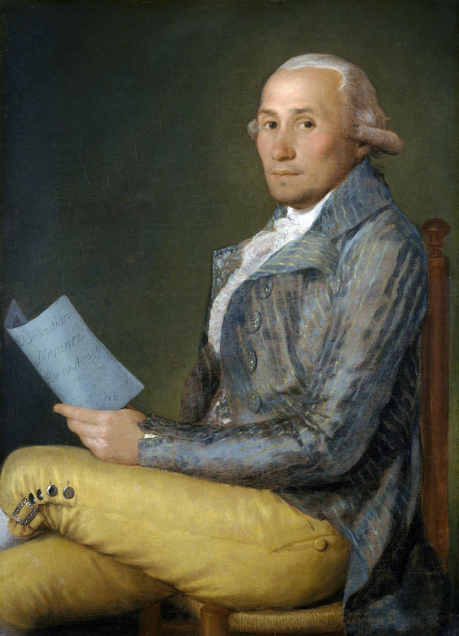 Don Sebastian Martinez, 1792 Painting by Francisco de Goya
