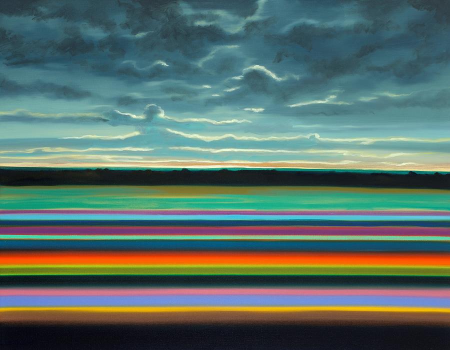 Horizon Painting by Vango Art Gallery