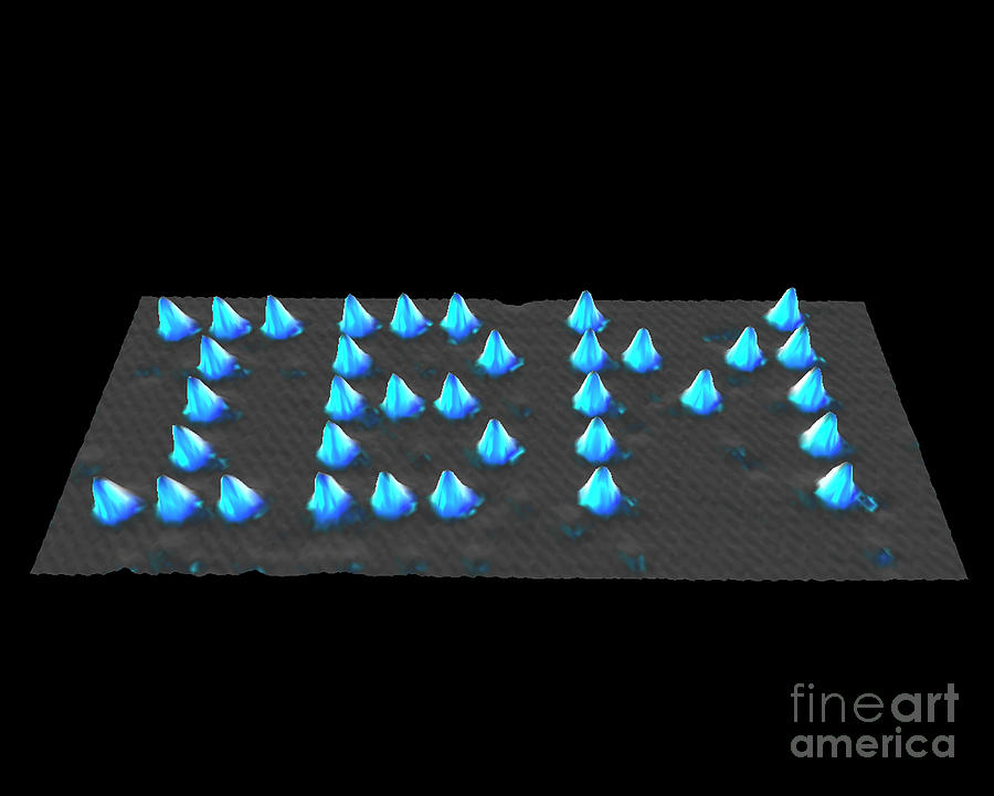 Ibm Atom Manipulation Photograph by Ibm Research/science Photo Library ...