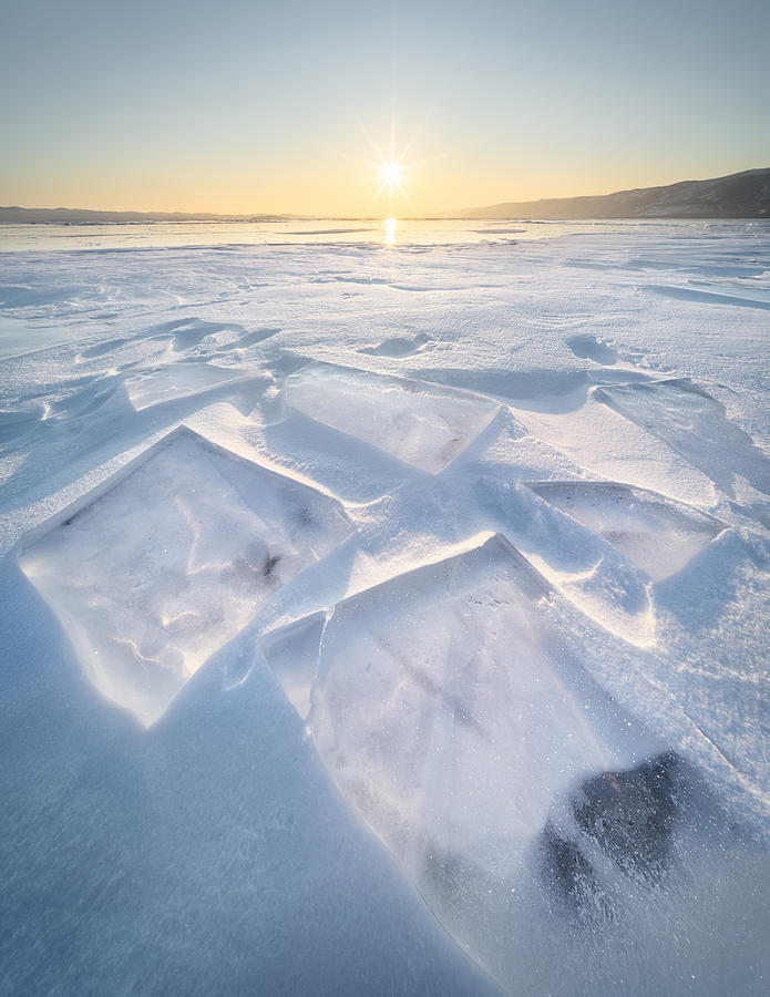Ice Glow Photograph by Vasily Iakovlev - Fine Art America