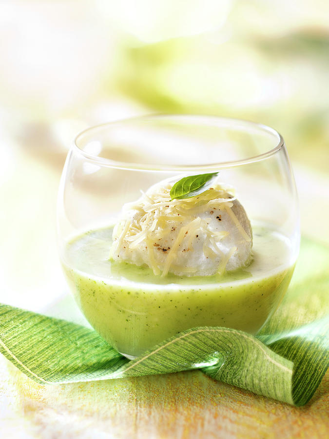 Ile Flottante Courgette-comte Zucchini-comte Savoury Floating Island ... Ile Flottante Courgette-comte Zucchini-comte Savoury Floating Island ...