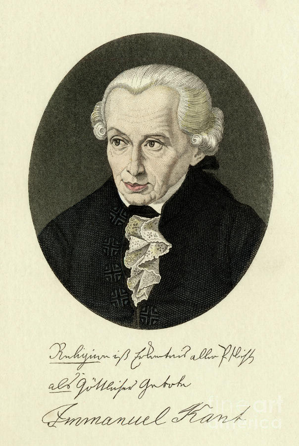 Immanuel Kant, German Prussian philosopher Painting by German School ... Immanuel Kant, German Prussian philosopher Painting by German School ...