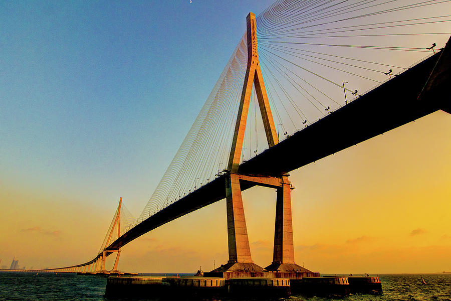 Incheon Bridge With First 2012 Sunset by Tokism