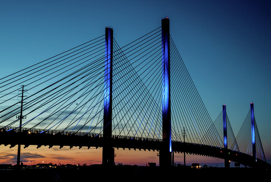 Indian River Inlet Bridge Photograph by Teresa Hughes - Fine Art America
