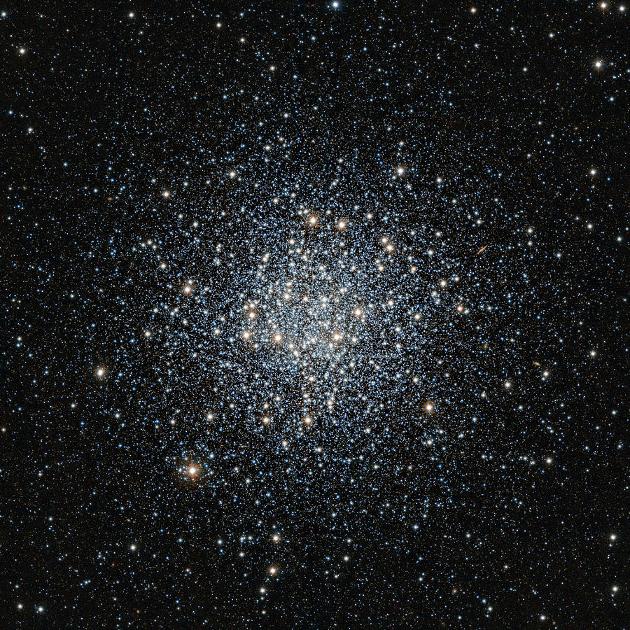 Infrared image of the globular star cluster Messier 55 Photograph by New Digital Museum - Fine ...