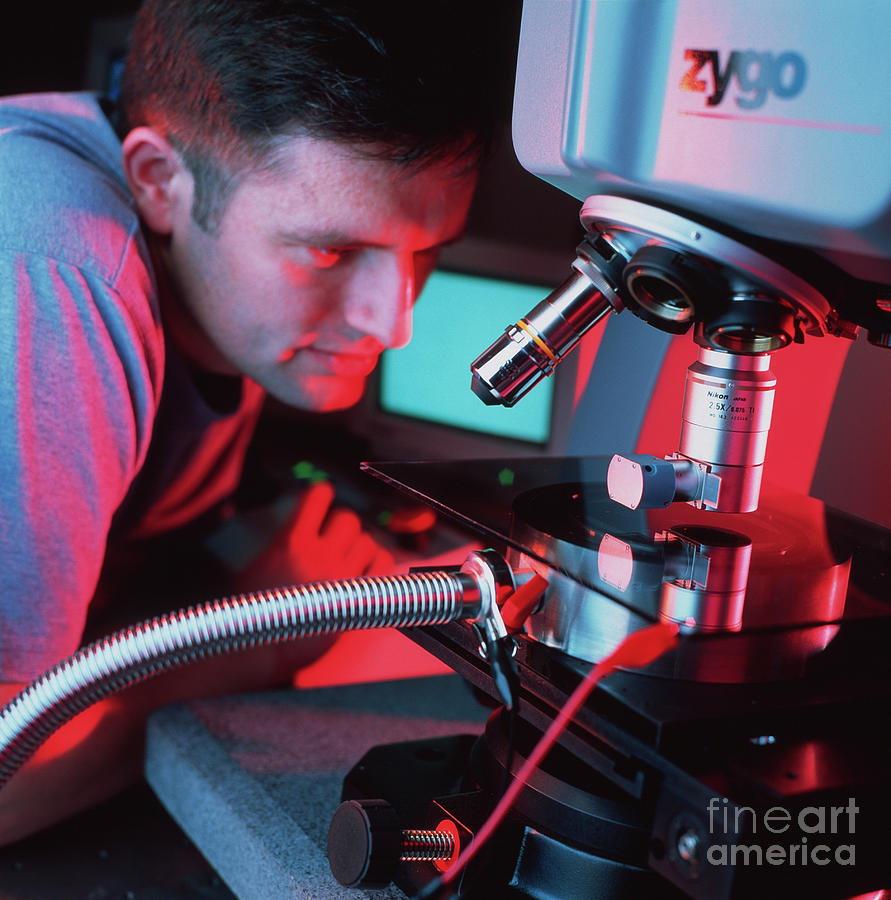 Interference Microscope Photograph by Colin Cuthbert/science Photo ...