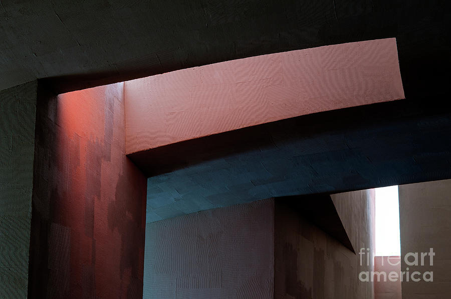 Interior Beams Repeating Patterns Photograph by Jim Corwin - Fine Art ...