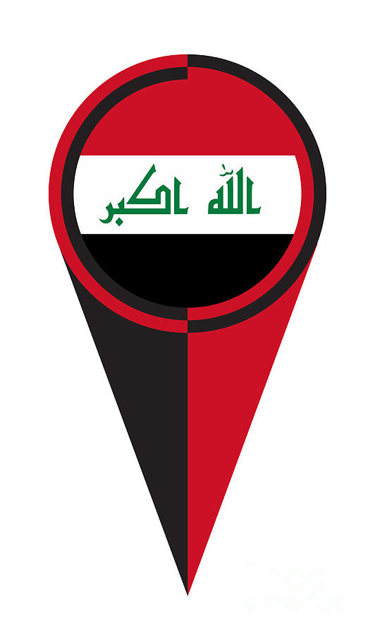 Iraq Map Pointer Location Flag Digital Art by Bigalbaloo Stock - Pixels Iraq Map Pointer Location Flag Digital Art by Bigalbaloo Stock - Pixels