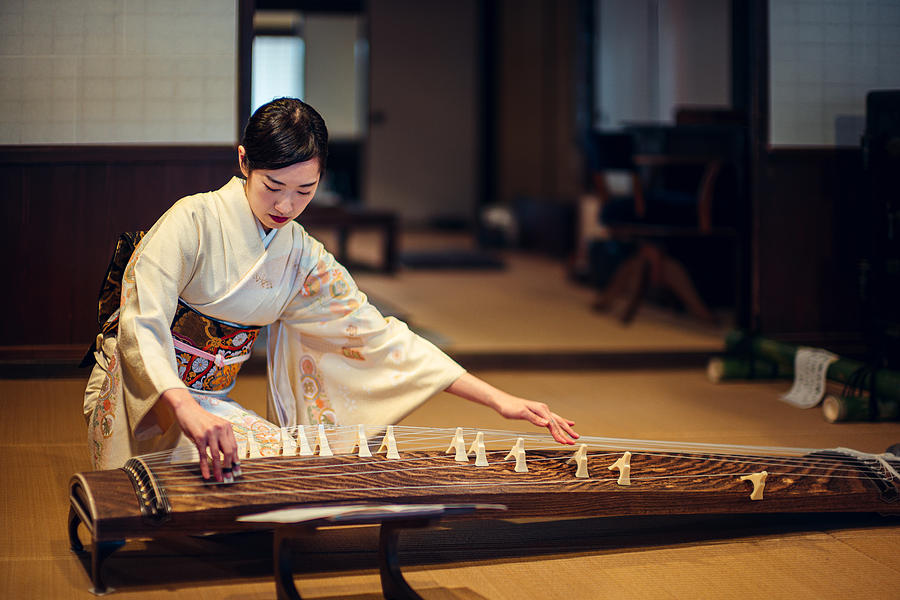 Japanese Harp Koto Play Photograph By Yuzo Fujii Fine Art America