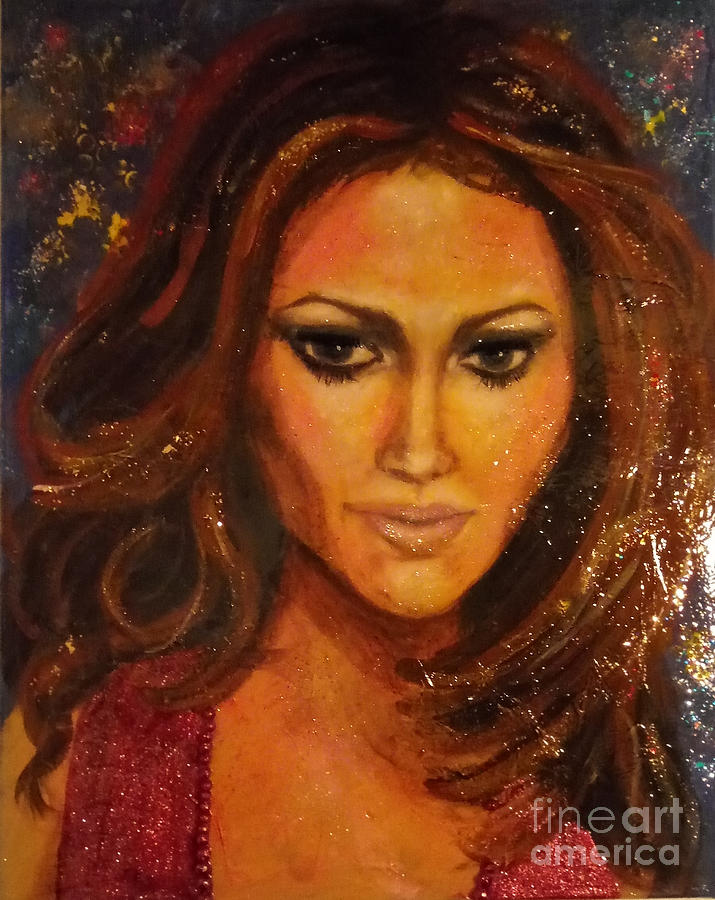 Jenn Mixed Media by Deborah Marsh - Fine Art America