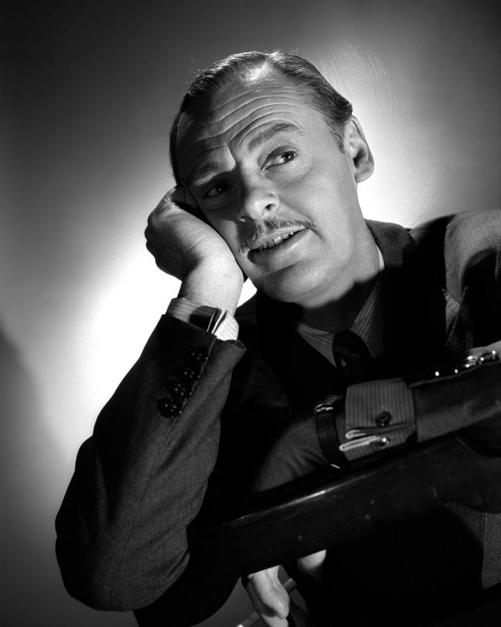 Jerome Cowan In Thoughtful Pose Photograph by Globe Photos - Fine Art America