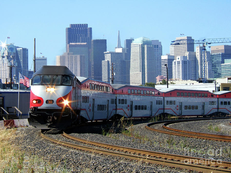 JPBX 926, 366, Baby Bullet Train, MPI MP36PH-3C, CalTrain Photograph by Wernher Krutein - Fine ...