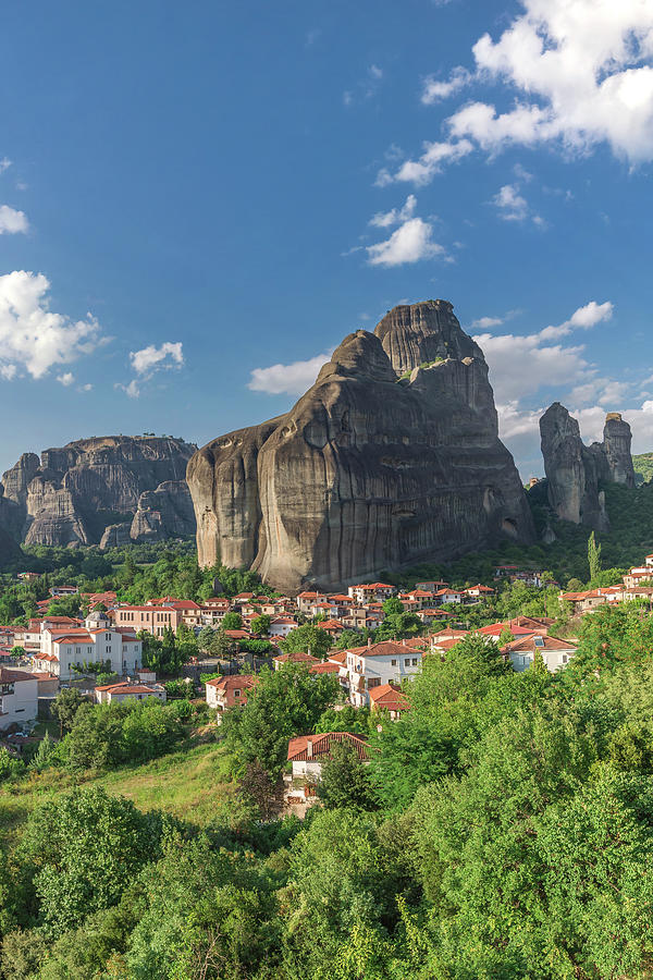 Kastraki Village In Meteora Mountains, Greece Photograph by Cavan ...