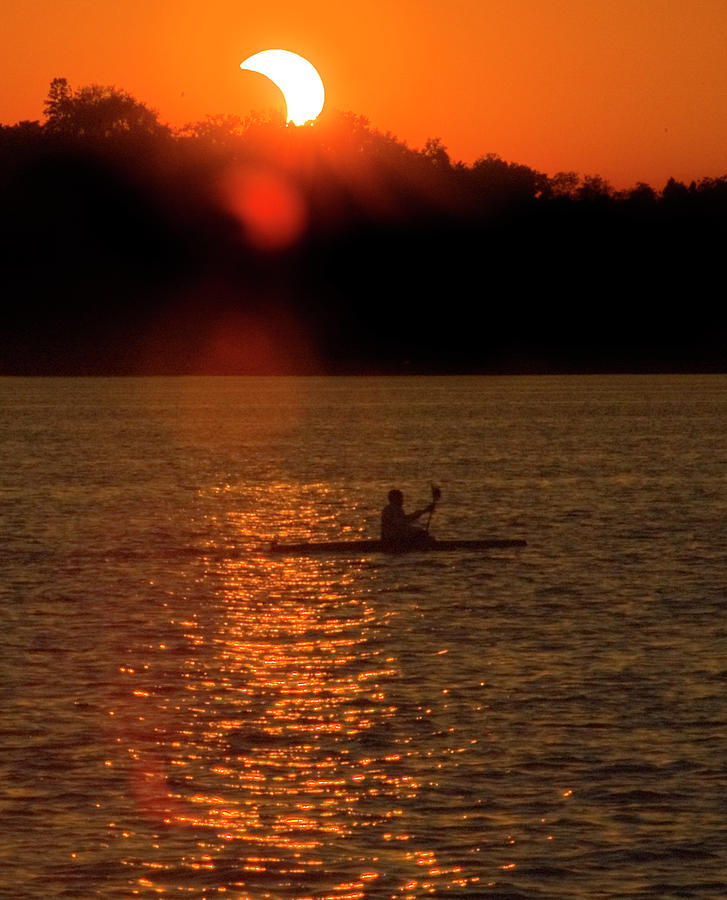 Kayak Eclipse Photograph by Mark Ryan - Fine Art America