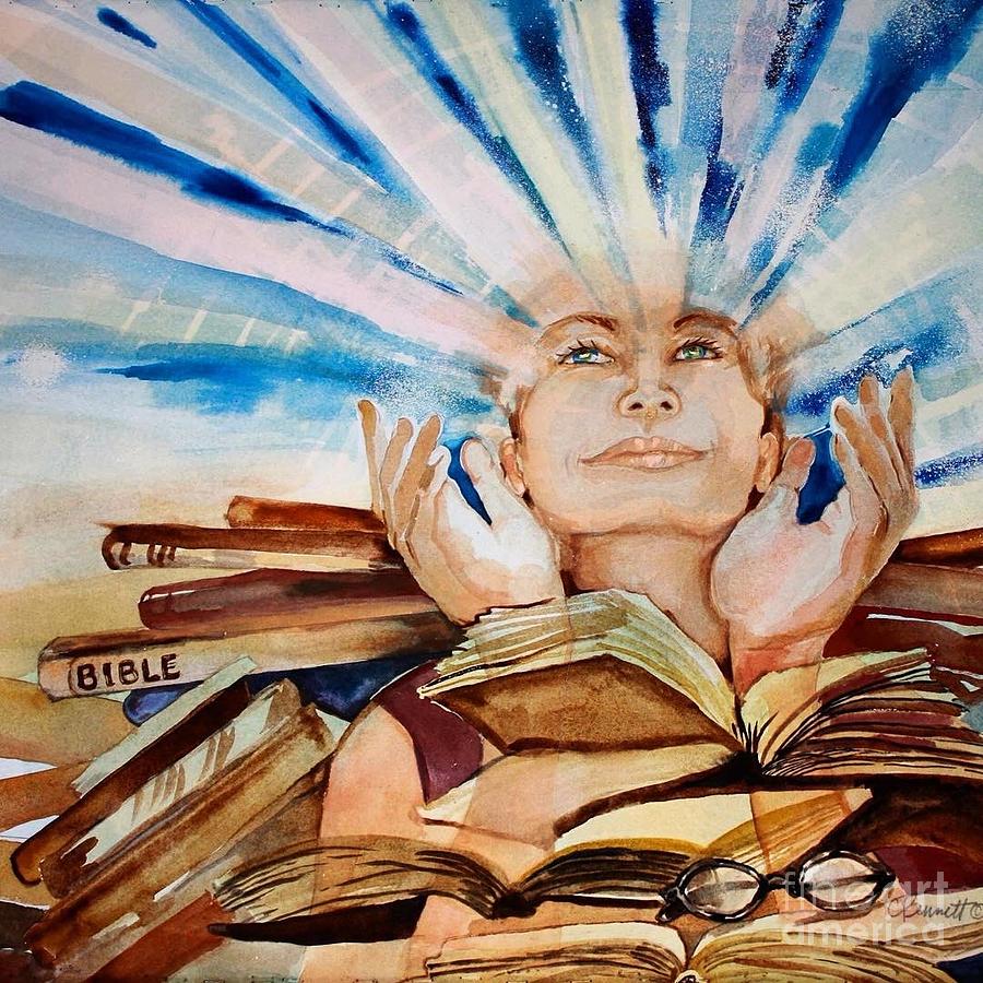 Knowledge Painting by Catherine Bennett - Fine Art America