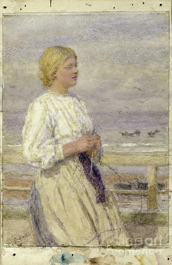 La Tricoteuse Painting by Lionel Percy Smythe - Fine Art America