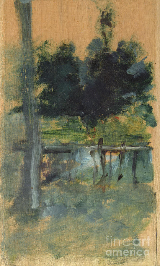 Landscape Sketch, 1885 Painting by Henri De Toulouse-lautrec - Fine Art ...