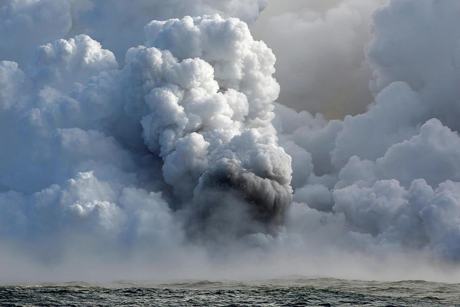 Lava Explodes As It Flows Photograph by Terray Sylvester - Fine Art America