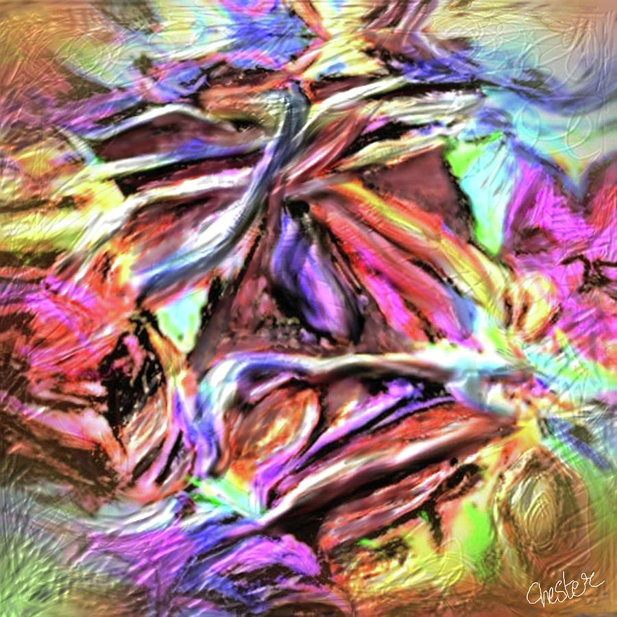 Le danse de papillon Digital Art by Richard CHESTER