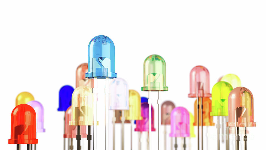 Leds Photograph by Nobeastsofierce/science Photo Library