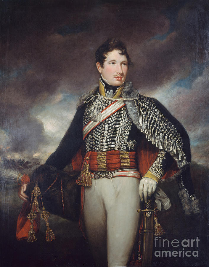 Lieutenant Andrew Finucane, 10th Light Dragoons, 1811 Painting by James ...
