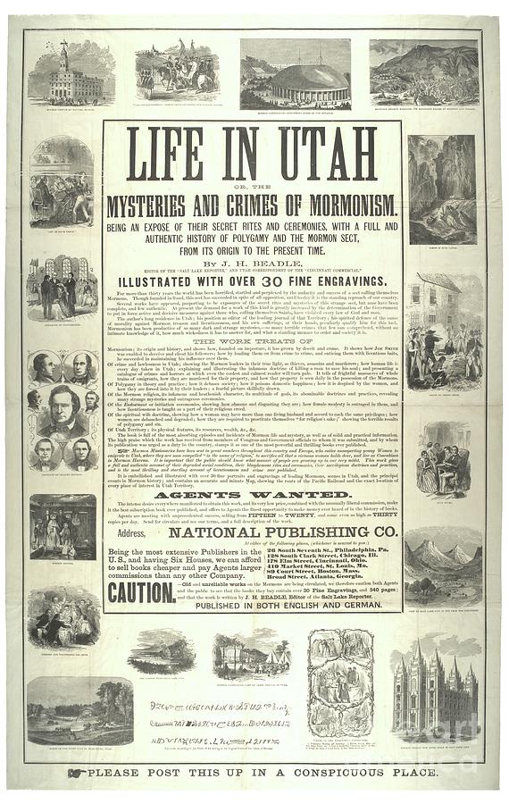 Life In Utah Or The Mysteries And Crimes Of Mormonism; Being An Expose ...
