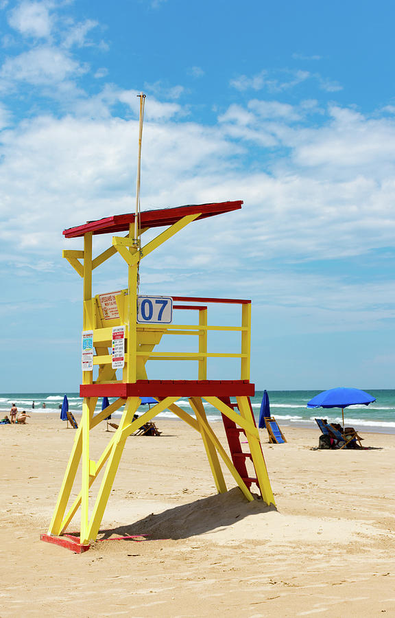Lifeguard Station Photograph by Derek Schroeder